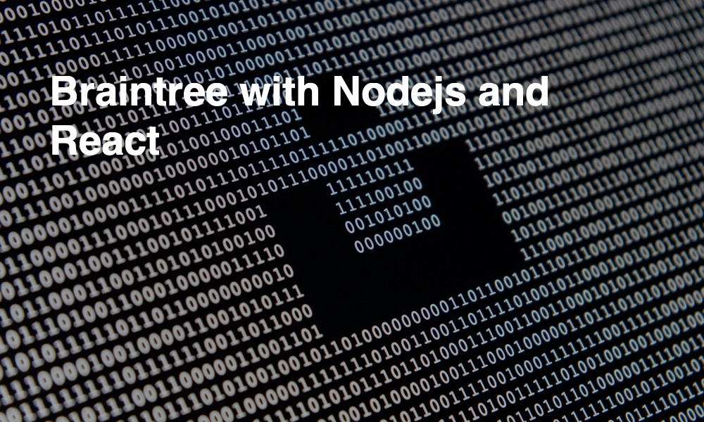 Braintree with Nodejs and React